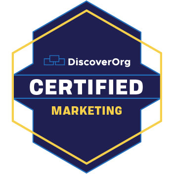 DiscoverOrg Certification for Marketing - Credly