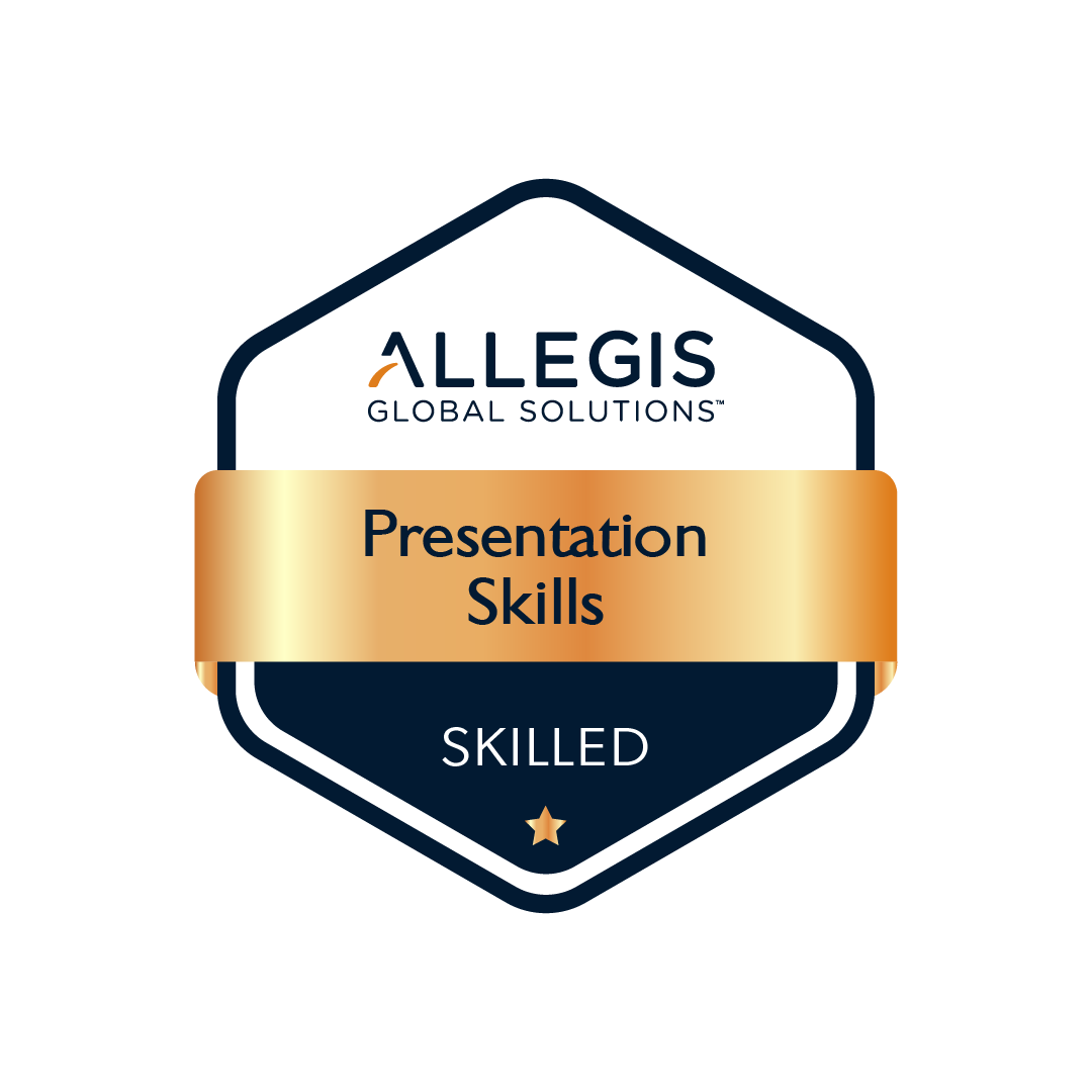 Presentation Skills - Skilled Level - Credly
