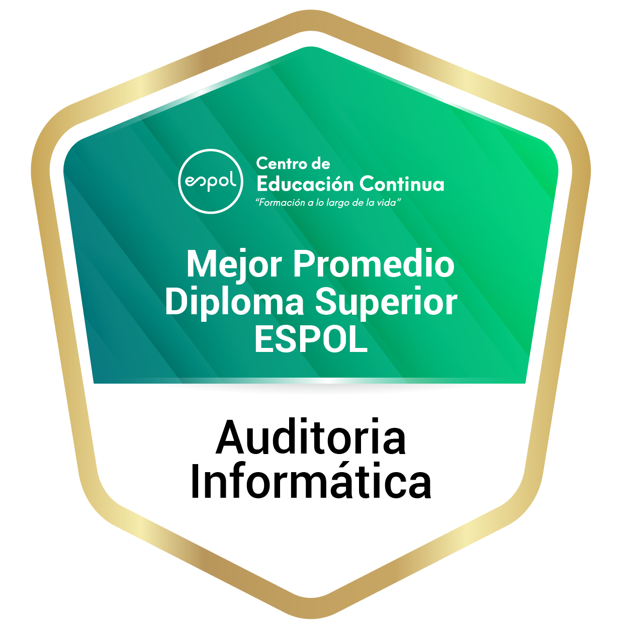 Mejor Promedio en el Diploma Superior en Auditoría Informática - Credly