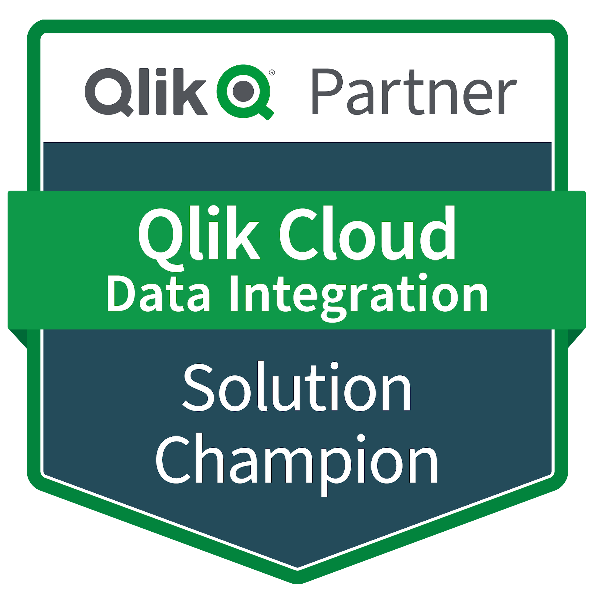 Partner Qlik Cloud Data Integration Solution Champion - Credly