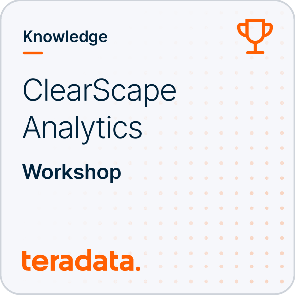 ClearScape Analytics Workshop (multi-year) - Credly