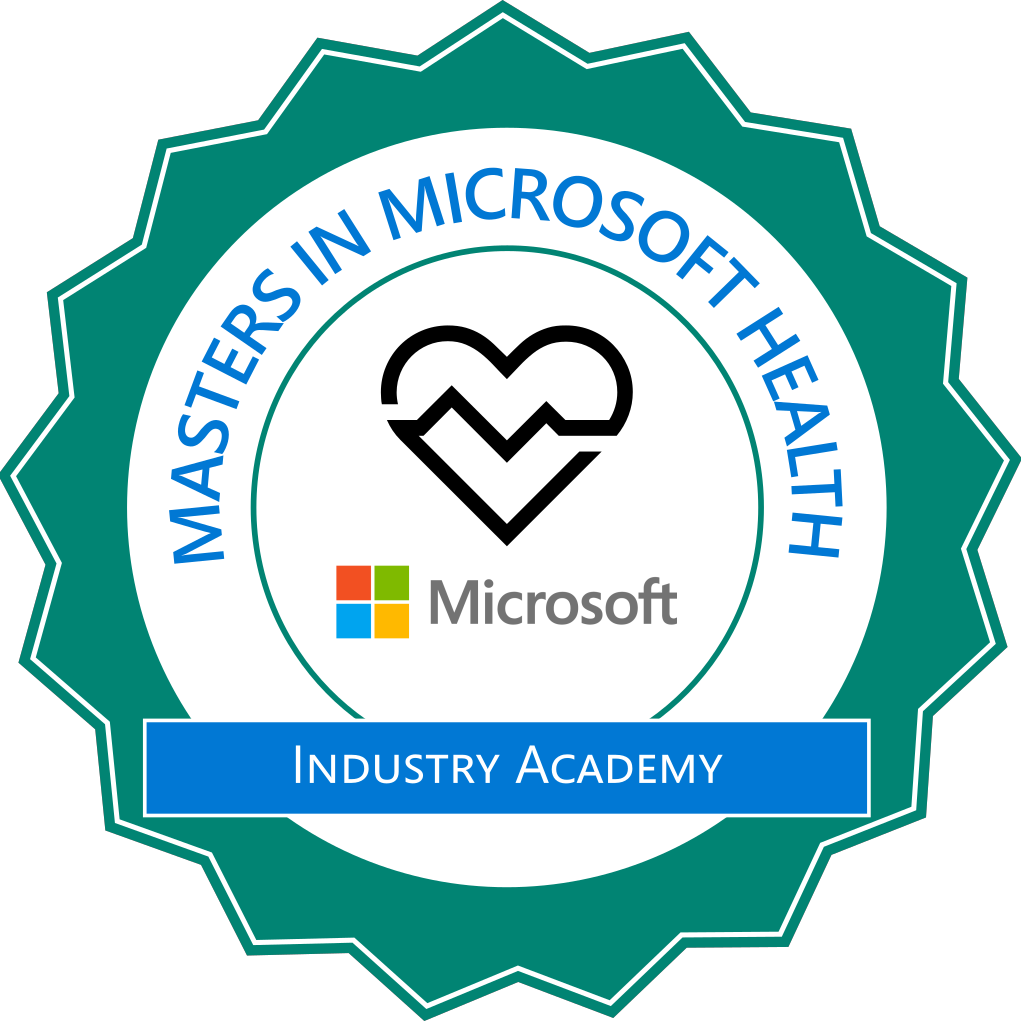 Masters in Microsoft Health - Credly