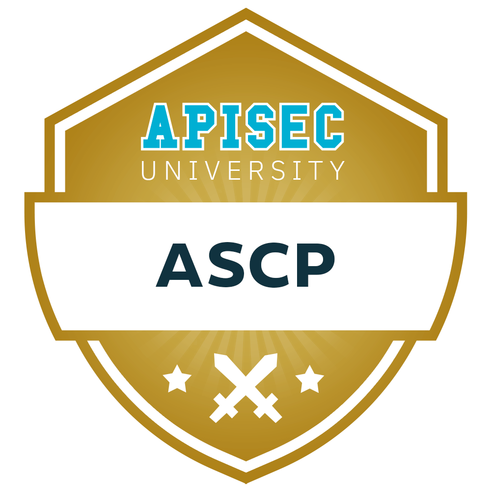 API Security Certified Professional - Credly