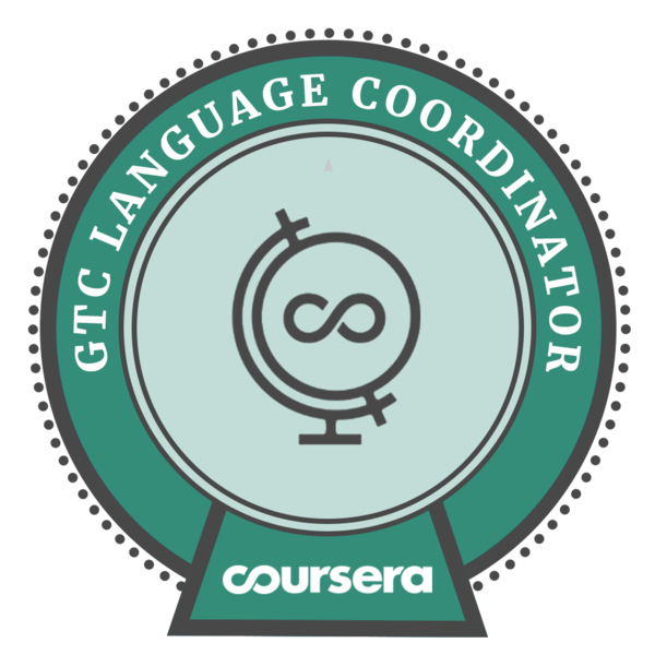 Coursera GTC Language Coordinator - Credly
