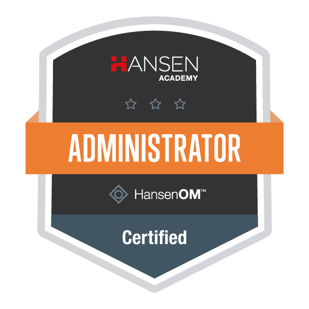 Hansen OM Certified Deployer and Administrator - Credly