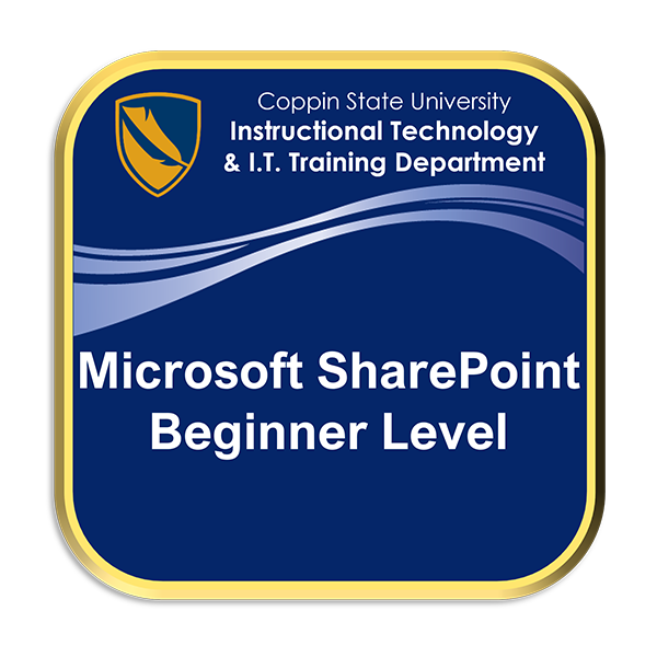 Microsoft SharePoint Beginner Level - Credly