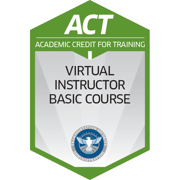 Virtual Instructor Basic Certification - Credly