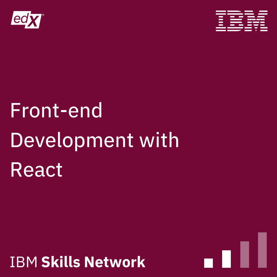 Front-end Development with React - Credly