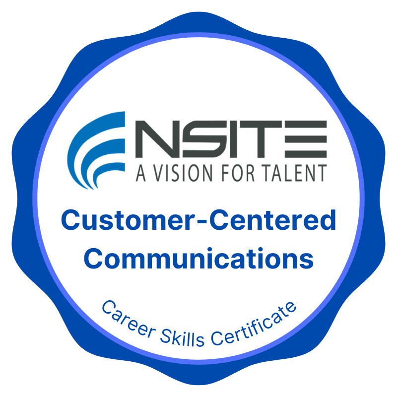 NSITE Customer-Centered Communications - Credly