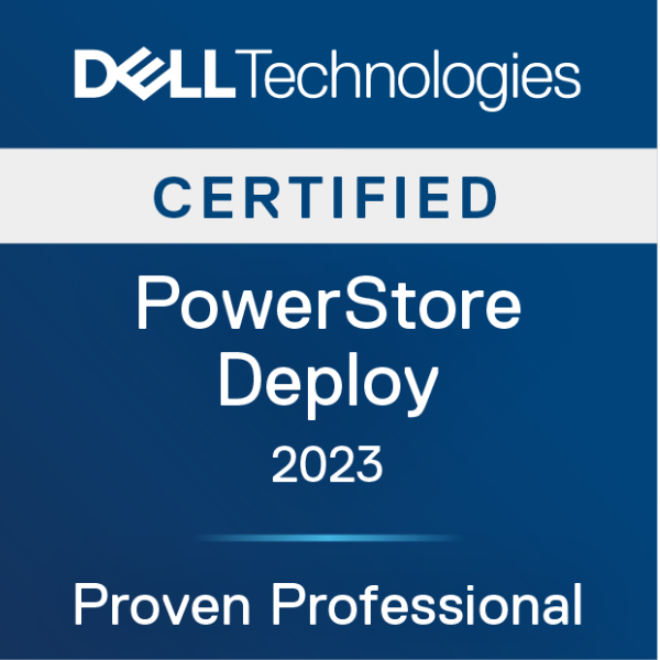 Dell PowerStore Deploy 2023 - Credly
