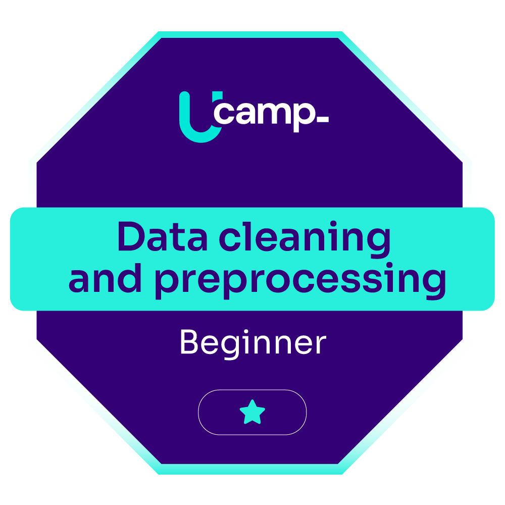 Data cleaning and preprocessing - Credly