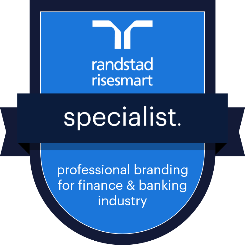 randstad risesmart professional branding for finance & banking industry specialist - Credly