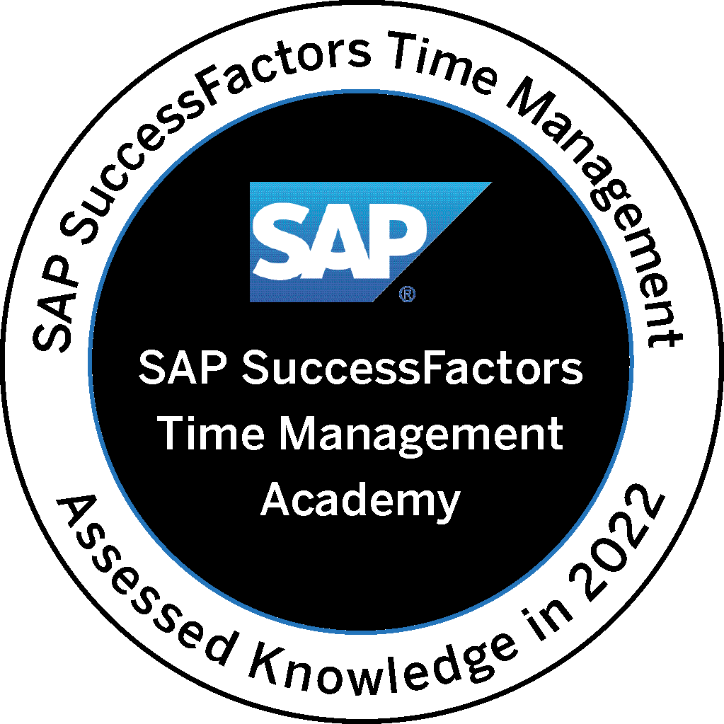 SAP SuccessFactors Time Managment Academy - 2022 - Credly