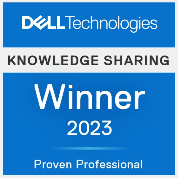 Knowledge Sharing Winner 2023 - Credly