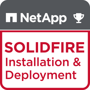 NetApp Accredited SolidFire Installation and Deployment Engineer - Credly