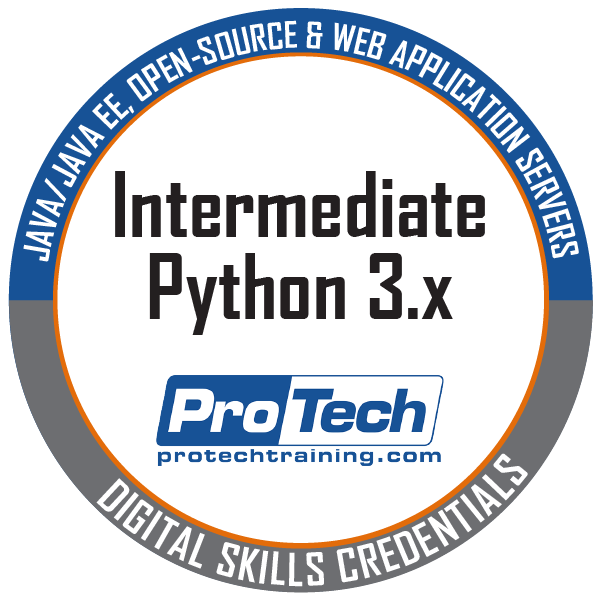 Intermediate Python 3.x - Credly