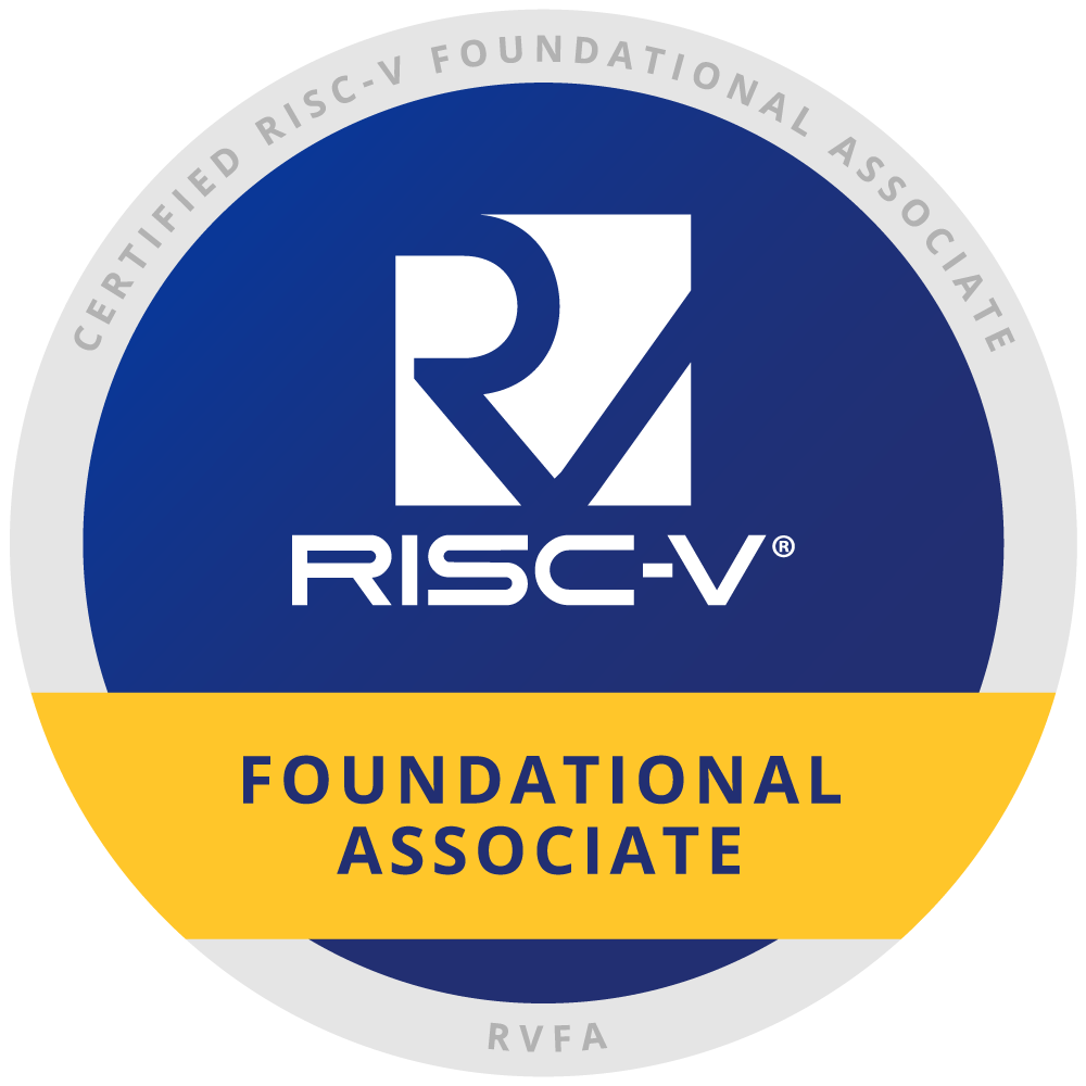 RVFA: RISC-V Foundational Associate - Credly