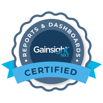 Gainsight NXT Reports & Dashboards Certificate (Level 2) - Credly