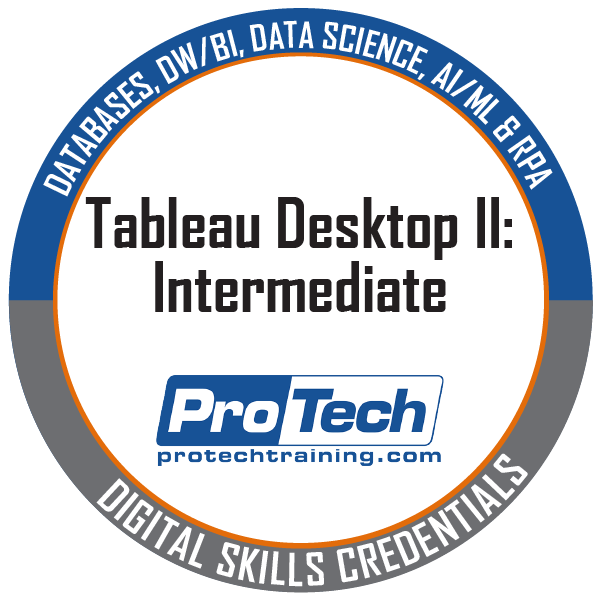Tableau Desktop II: Intermediate - Credly
