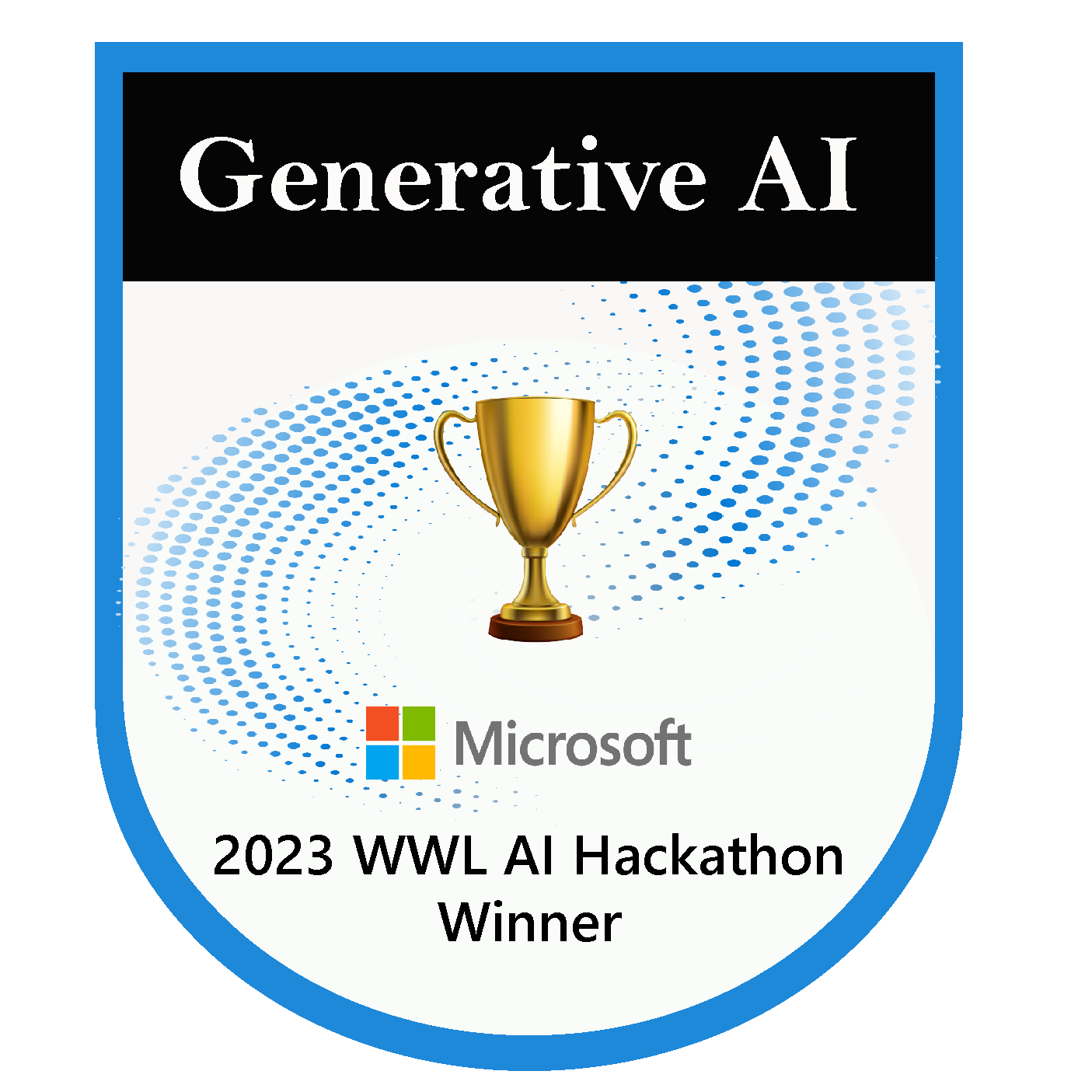 Microsoft WWL Generative AI for Skilling 2023 Hackathon Winner - Credly
