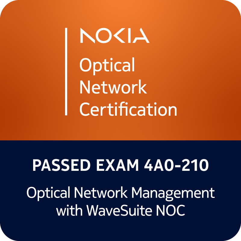 Nokia Optical Network Management with WaveSuite NOC Exam - Credly