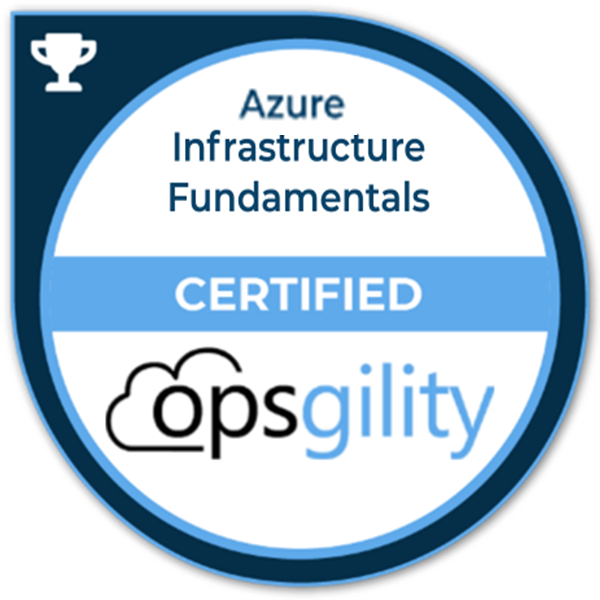 Azure Infrastructure Fundamentals Certified - Credly