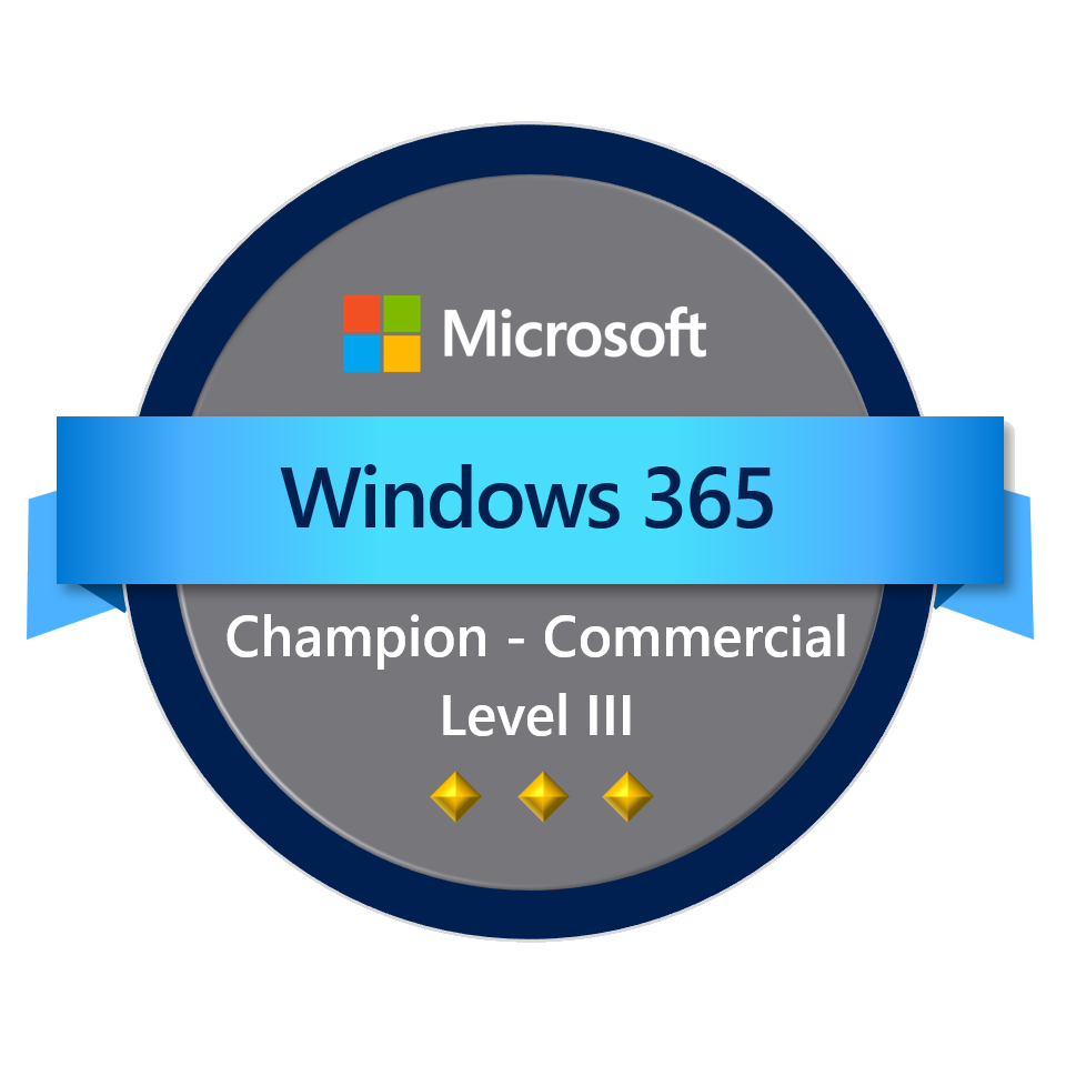 Windows 365 Champion - Commercial, Level III - Credly