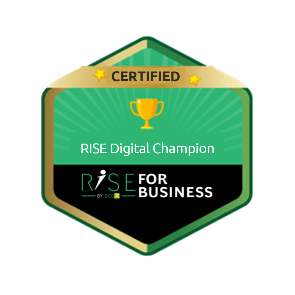 BCG RISE for Business Top 2 - Digital Champion - Credly