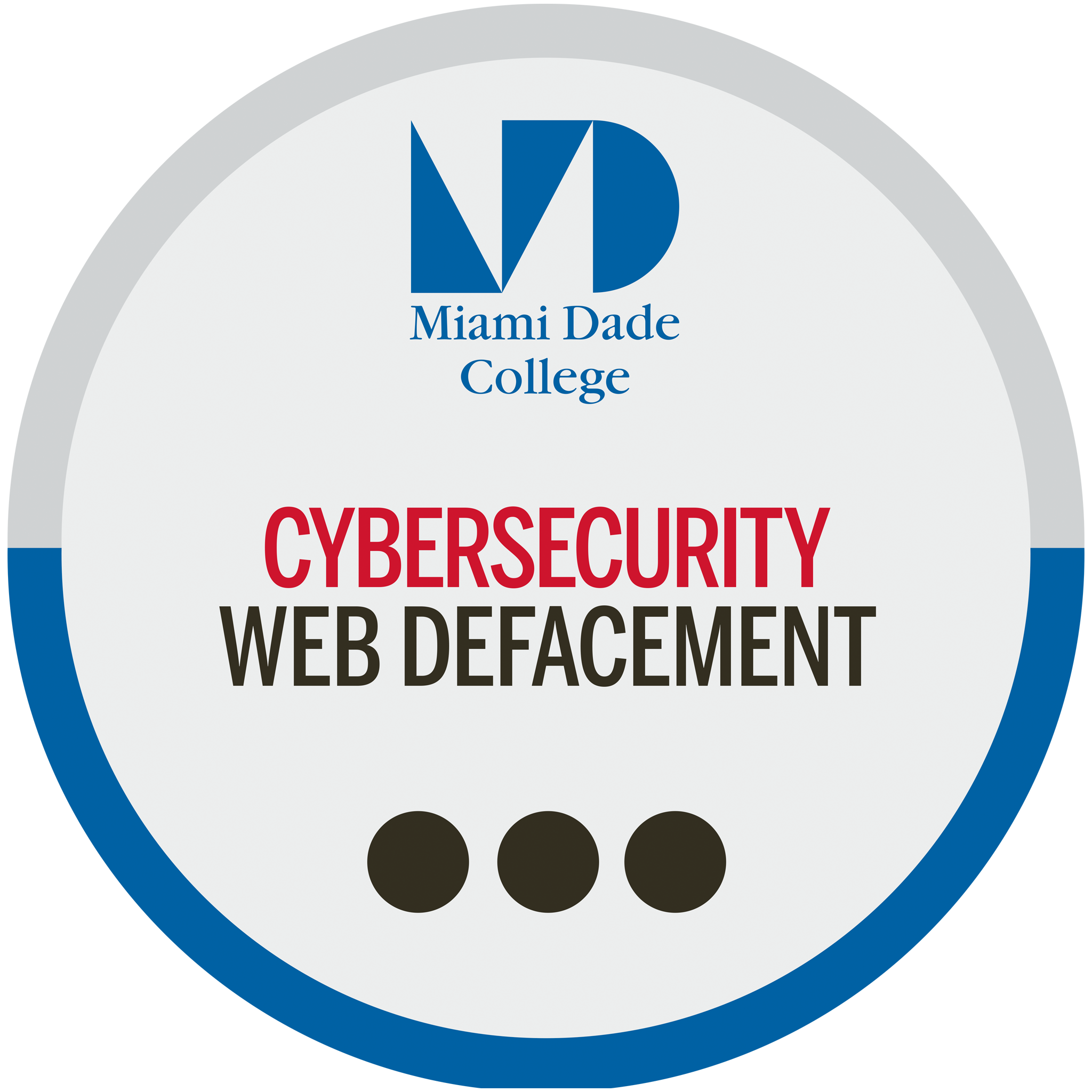 Web Defacement Cyber Range Certified - Credly