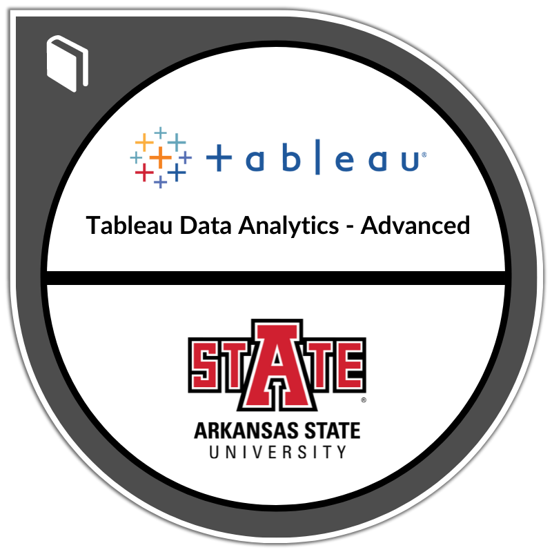 The Advanced Tableau Data Analytics Certificate from Arkansas State ...