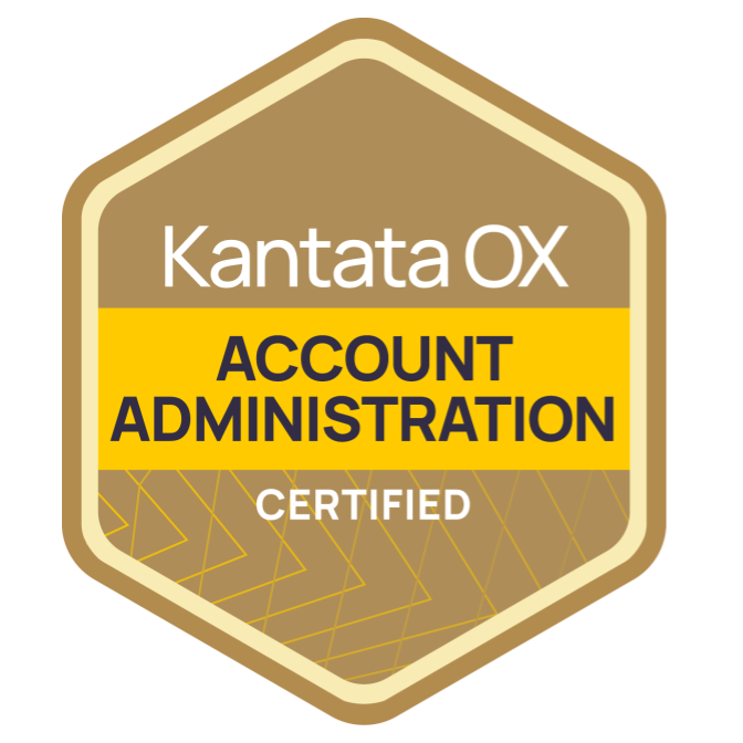 Kantata OX | Account Administration Certification - Credly