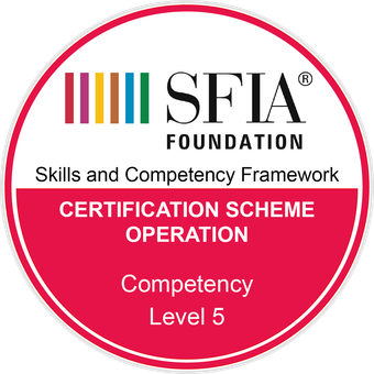 Certification Scheme Operation Competency Level 5 Credly