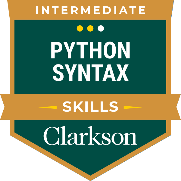 Python Environment and Syntax - Credly