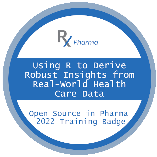 Using R to Derive Robust Insights from Real-World Health Care Data - Credly