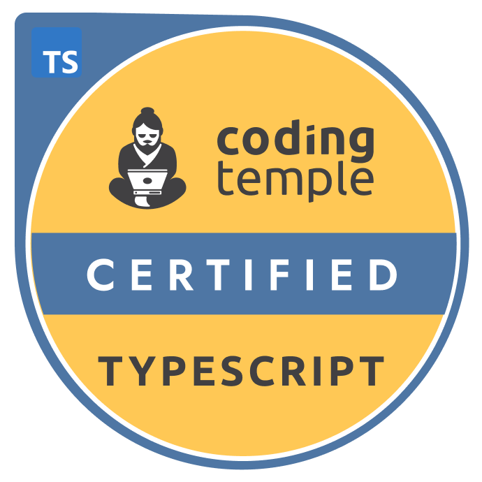 TypeScript Certified - Credly