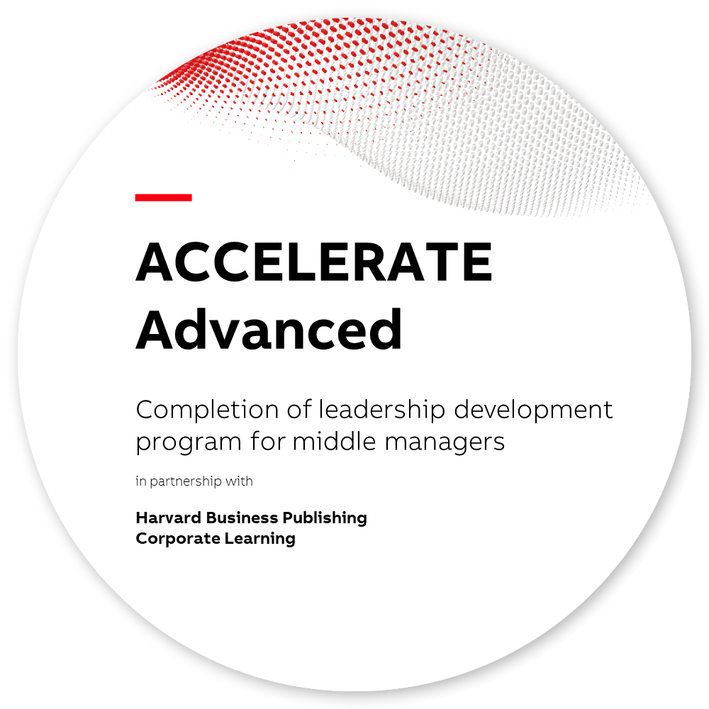 ACCELERATE Advanced - Credly