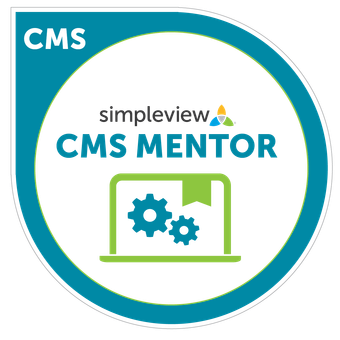 Simpleview CMS Certified Mentor - Credly