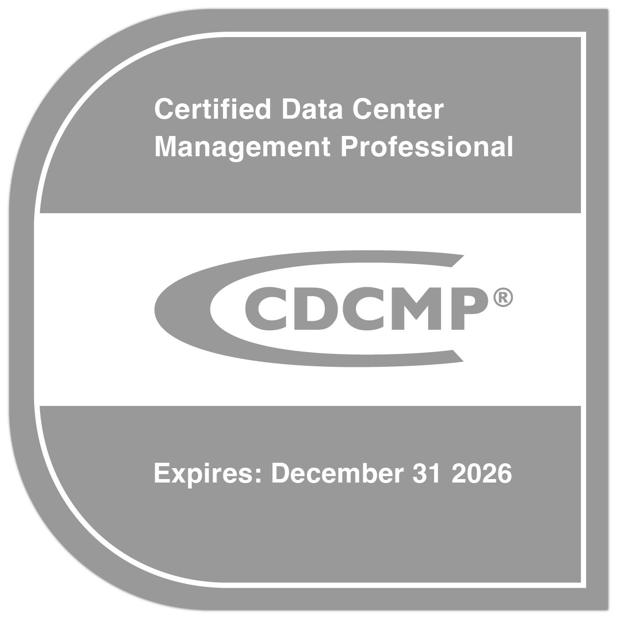 Certified Data Center Management Professional (CDCMP®) - Credly