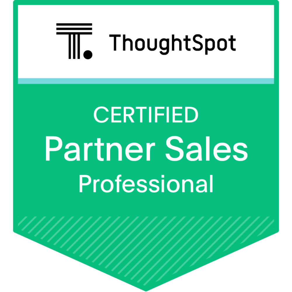 Certified ThoughtSpot Partner Sales Professional - Credly