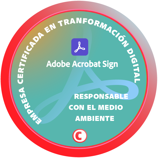 Empresa Certificada en Transformación Digital y firma electrónica - Credly