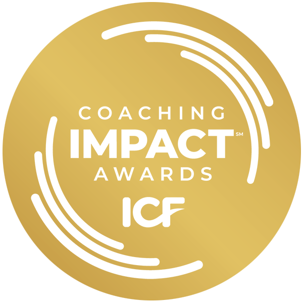 ICF Coaching Impact Award winner - Coaching Education - Credly