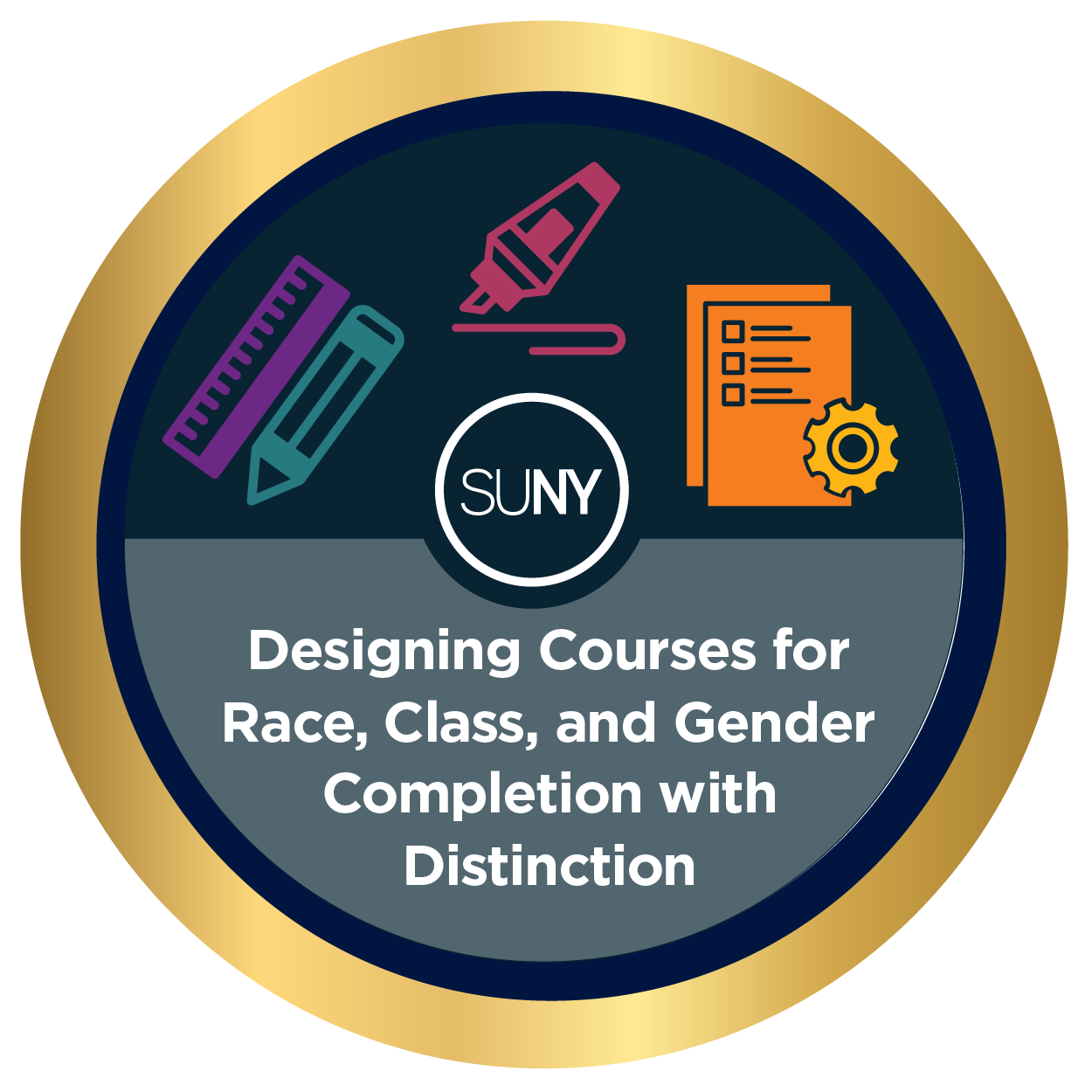 Designing Courses for Race, Class and Gender with Distinction - Credly