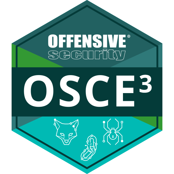 Offensive Security Certified Expert (OSCE3) - Credly