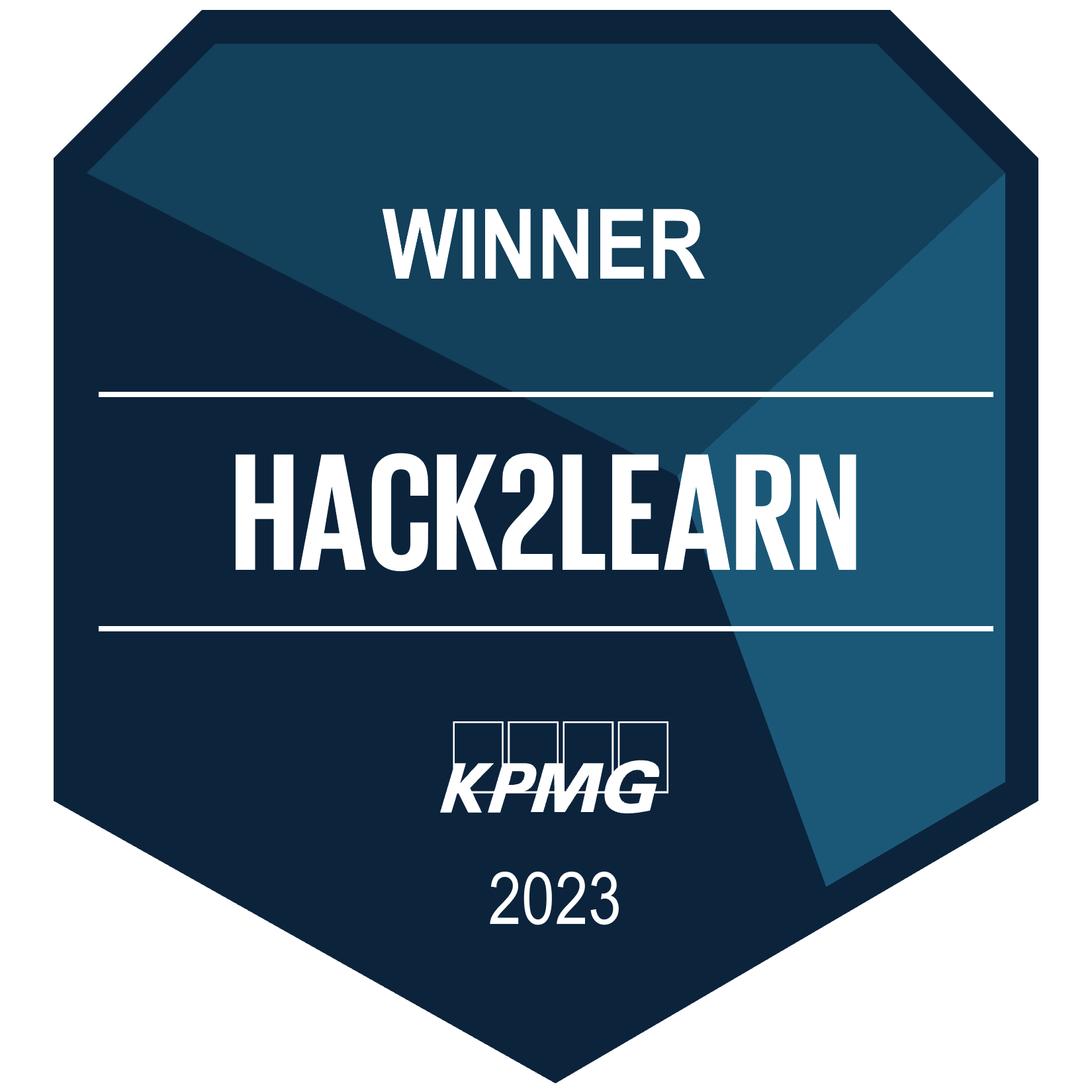 KPMG Hack2Learn 2023 - Winner - Credly