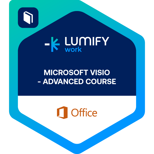 Microsoft Visio - Advanced (VISL2) Course Completion Badge - Credly