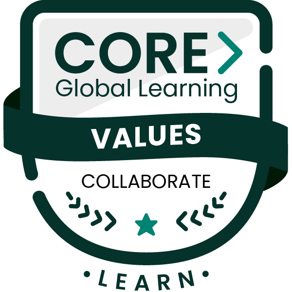 CORE Values - Collaborate - LEARN - Credly