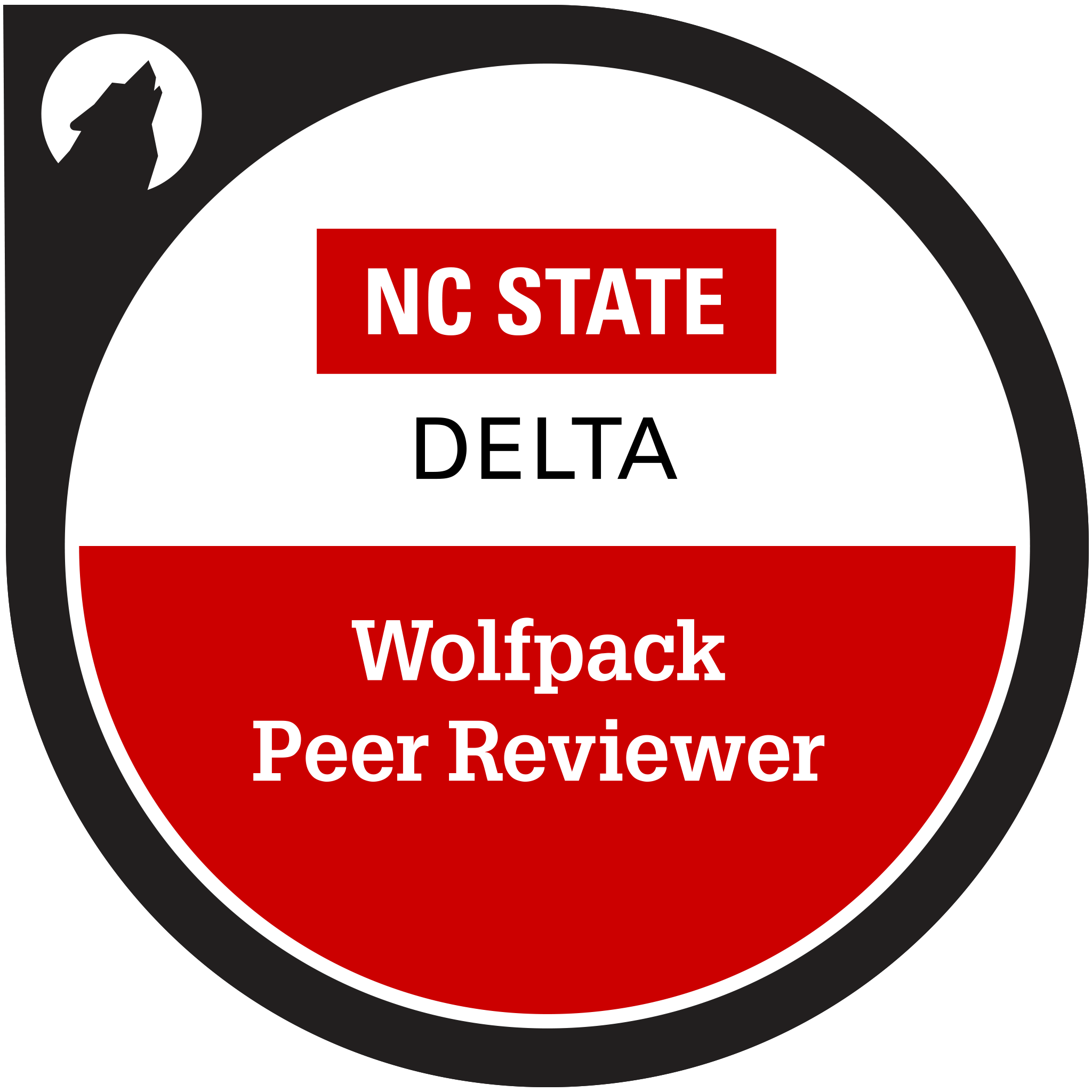 Wolfpack Peer Reviewer - Credly