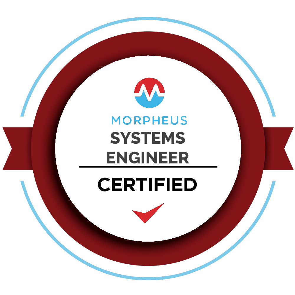 Morpheus Certified Systems Engineer - Credly