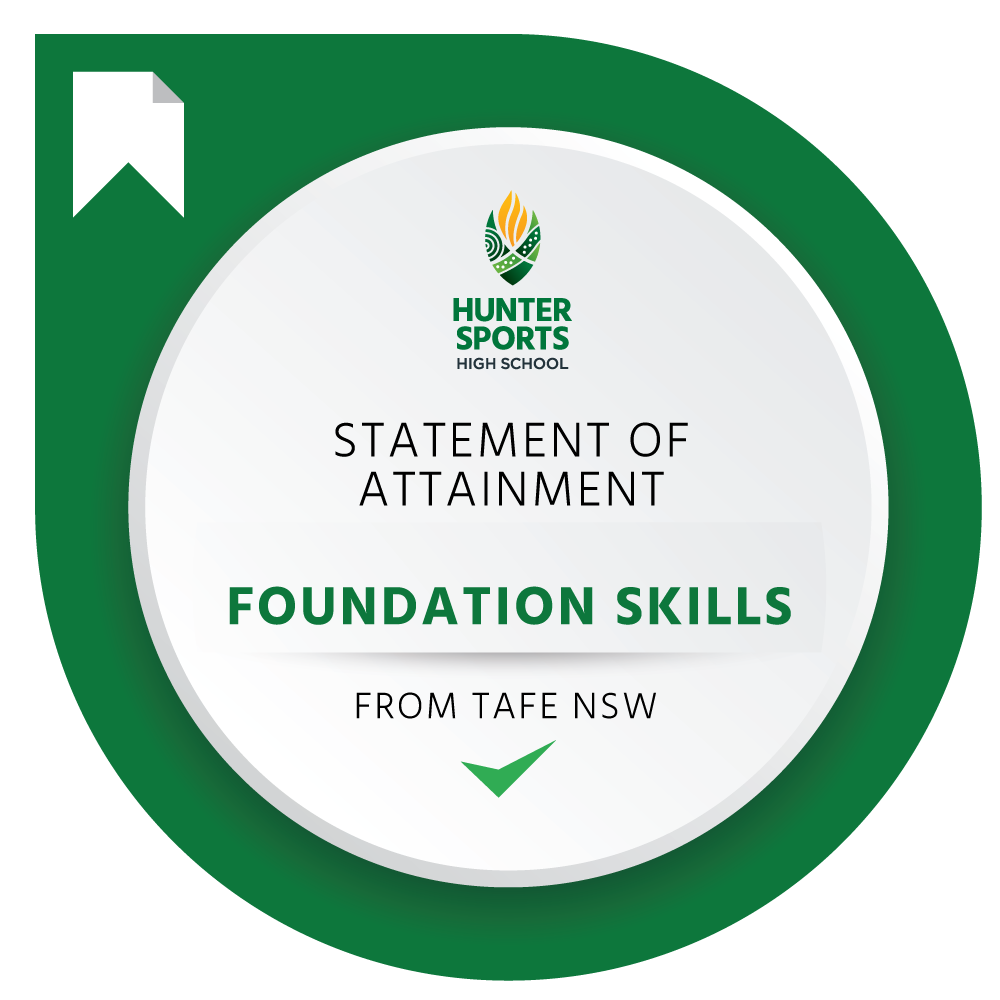 Statement of Attainment in Foundation Skills Support - Credly