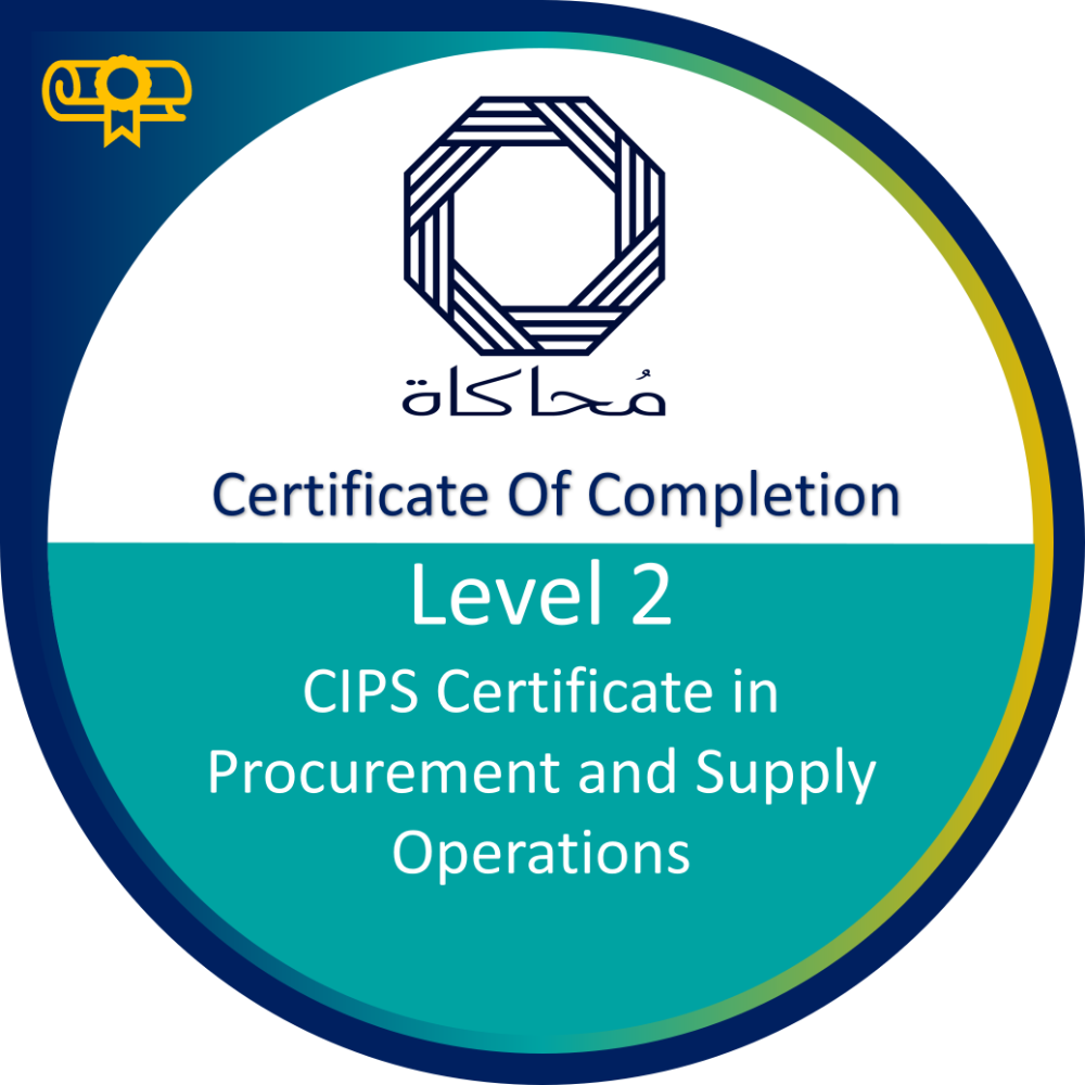 CIPS Certificate In Procurement & Supply Operations Level 2 - Credly
